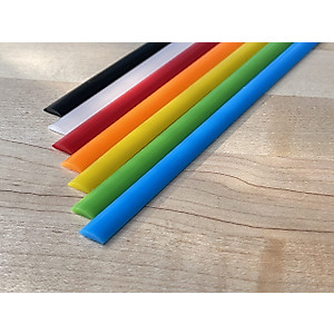 JOUNJIP 7-Color LDPE Welding Rods + Wire Mesh - Includes a 2-Pack of Reinforcing Stainless Steel Mesh and 35 Flat, LDPE Plastic Welding Rods in 7 Colors - For Use with Jounjip Plastic Welding Kit