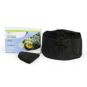 Aquascape Aquatic Lily Plant Pots for Pond and Water Garden, 14-inch x 7-inch, Black, 2-Pack | 98929