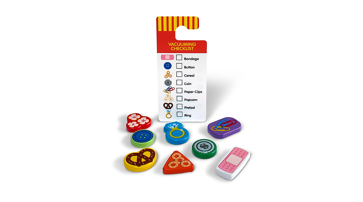 Melissa & Doug Wooden Vacuum Cleaner Play Set – Fun Screen-Free Toy