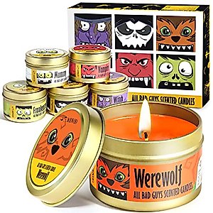 6 Pack Candles for Home Scented Aromatherapy Candles Gifts Set for Women Soy Wax Long Lasting Tin Can Jar Candles Gfit for Men, Women, Easter, Mother's Day, Holiday, Birthday, Present