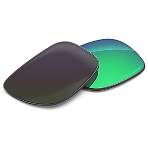 Tintart Performance Replacement Lenses Compatible with Oakley Holbrook XL OO9417 Polarized Etched-Emerald Green