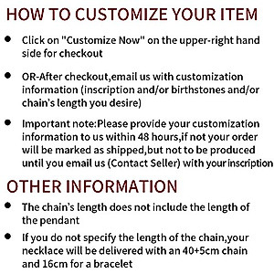 Ouslier Sterling Silver Personalized Triple Pendants Name Necklace Custom Made with 3 Names (Silver)