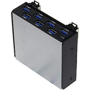 SEDNA - USB 3.1 Gen 1 (USB 3.0) 7 Port DIN-Rail Mounting Hub, for Industrial Control/Server Cabinet mounting Applications