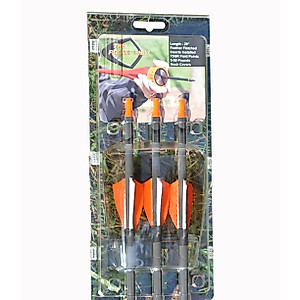 Pocket Shot Arrows (3 Pack)- 30 inch with Practice Tips-Small Feathered fletchings