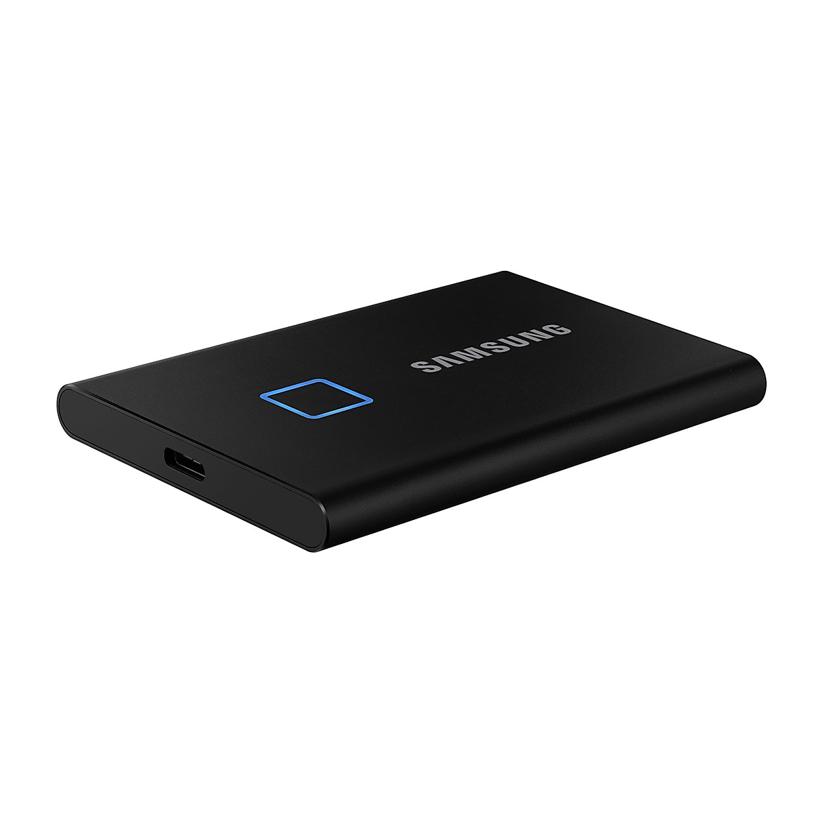 Samsung T7 Touch Portable SSD - 1 TB - USB 3.2 Gen.2 External SSD Metallic Black (MU-PC1T0K/WW)