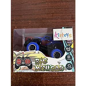 Kizeefun Remote Control Car for Toddlers, Mini RC Car for Kids, Boys and Girls with 1: 43 Scale, 4 Channels, Toy for Toddlers and Kids 3, 4, 5,6, 7, 8 Year Old (4 AA Batteries Included)
