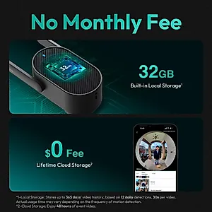 BOTSLAB Video Doorbell Camera,No Monthly Fee,5MP Wireless Doorbell Camera,Head-to-Toe&180° View,Battery Powered,AI&PIR Detection,VR Mode,HDR,2-Way Talk,2.4&5GHz WiFi,Easy to Install