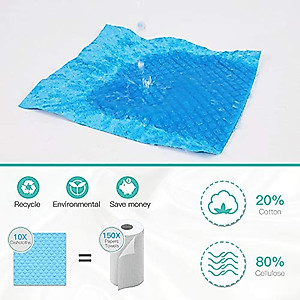 Jekayla Swedish Dishcloth Cellulose Sponge Cloths，Eco-Friendly Reusable Cleaning Cloths for Kitchen, 12 Pack of Absorbent Dish Washing Paper Towel (Multi)