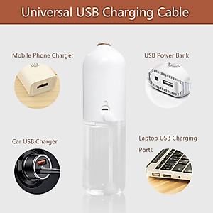 Electric Portable Bidet -Mobile Toilet Shower-Butt Shower Replacing Wet Wipes - for Travel and Personal Hygiene Cleaning/Soothing Postpartum Care/Perineal & Hemmoroid Treatment，3 Pressure Options