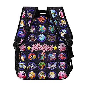 RFYBEW Cute Backpack for Girls Boys,Cartoon Anime Shoulders Bookbag Casual Laptop Backpack Travel Hiking Bag Daypack Aesthetic Purse Backpack