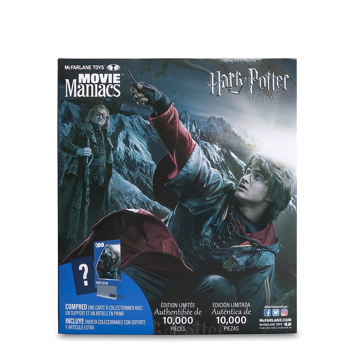 McFarlane Toys - Movie Maniacs 7" Posed - WB100 Wave 1 - Harry Potter (Harry Potter and The Goblet of Fire)