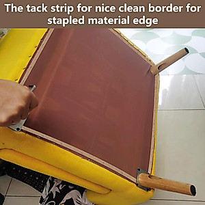 moonoom 33 Yards x 1/2 Inch Upholstery Tack Strip, Longer Upholstery Cardboard Tacking Strip, Hard Upholstery Sofa Making Strips for Furniture Sofa Chair and Couch Edges Repair