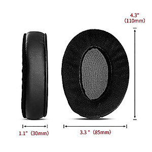 Replacement Ear Pads Cups Cushion Compatible with Corsair HS50 HS60 HS70 Pro Gaming Headset Headphones Earmuffs (Style 2)