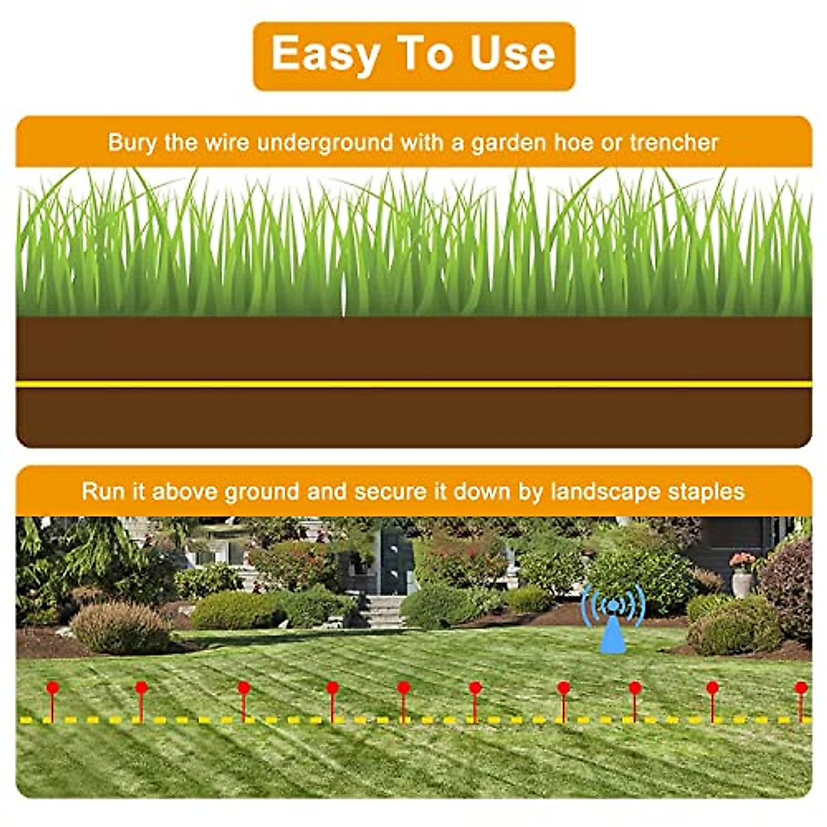 Rivulet Dog Fence Wire 984FT Underground Dog Fence Wire Professional Dog Fence Wire Electric Dog Fence Wire Dog Containment Fence Coil Wire Cables for 023/227/227b Pet Fencing Wire