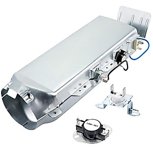 DC97-14486A Heating Element Assembly Dryer Replacement Part for Samsung & Kenmore Replaces DC97-14486D DC9714486A AP4342351 DC97-08891A 1795935 EAP2432265 PS2432265 (with DC96-00887A & DC47-00018A)