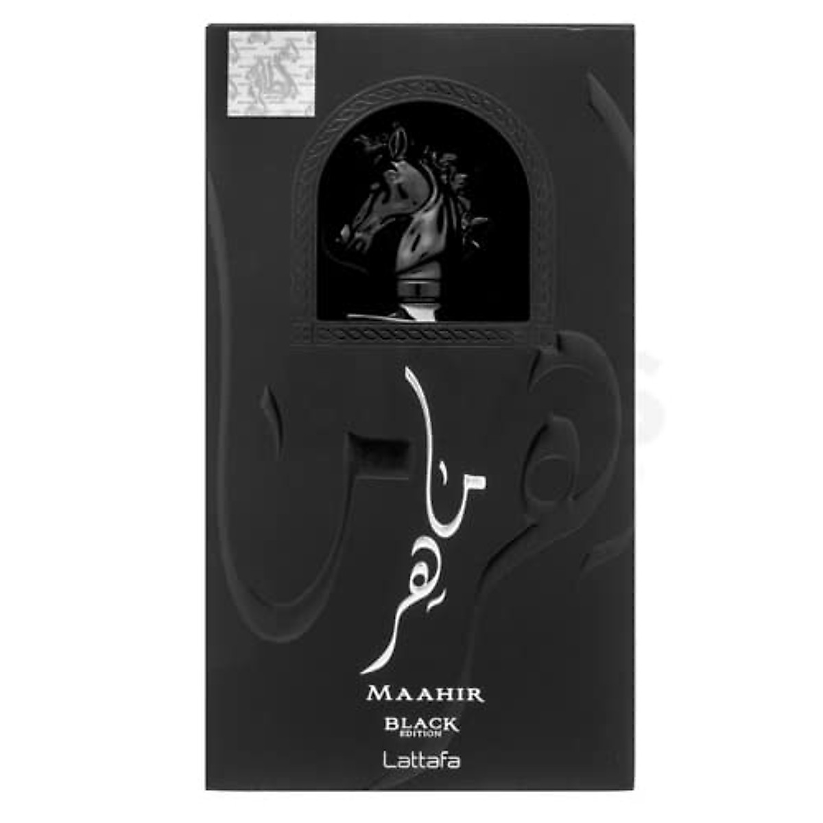 Lattafa Perfumes Maahir Black Edition Eau de Parfum - EDP 100ML(3.4 oz) I Bold and Rich Oud Fragrance I Sandalwood, Musk and Vanilla Notes I Signature Arabian Perfumery I