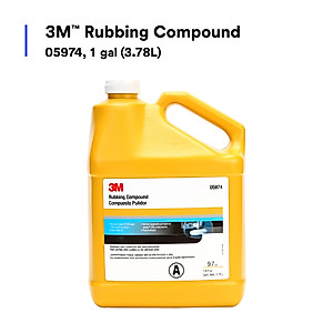 3M Rubbing Compound, 05974, Liquid Formula, 1 gal (3.78L)
