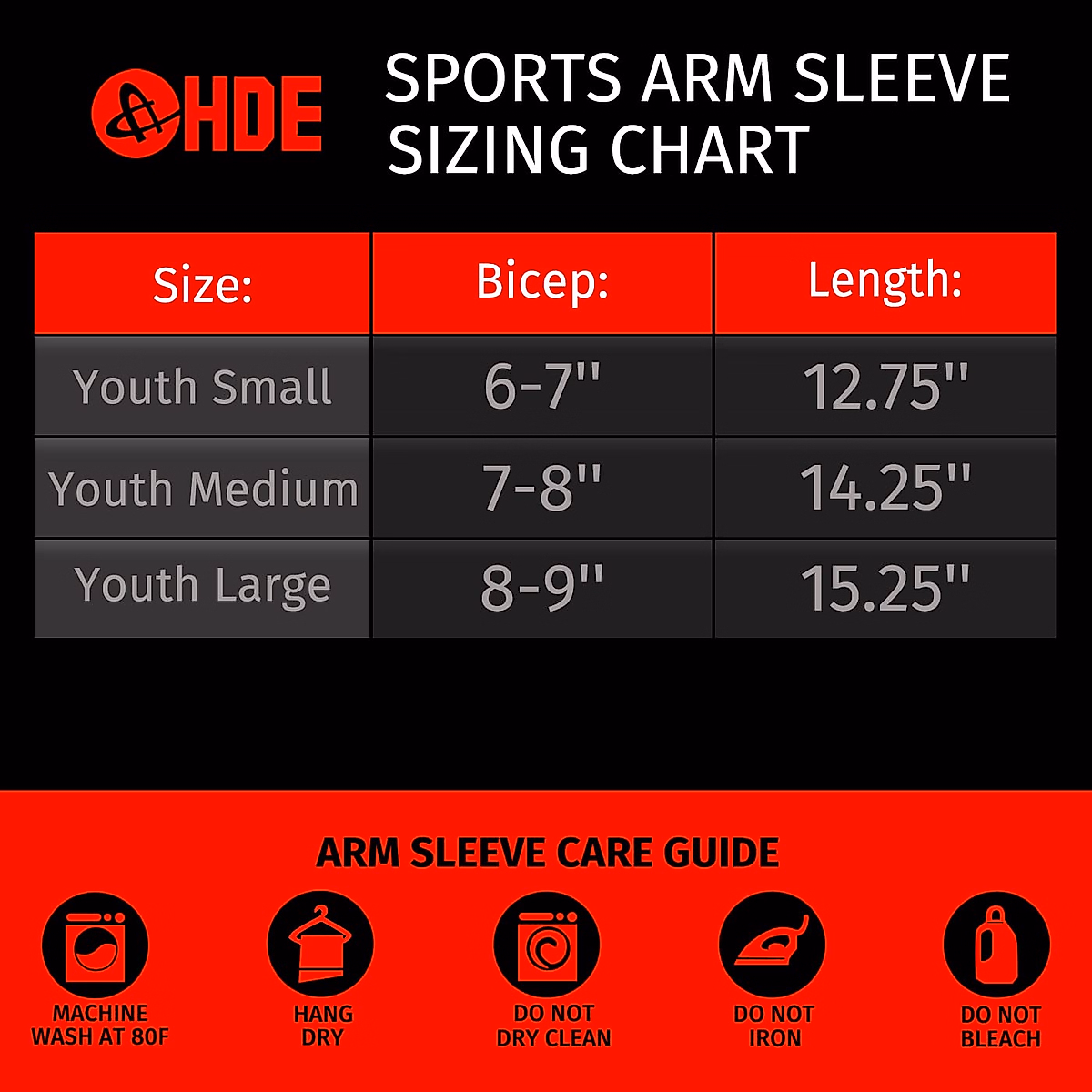 HDE Arm Compression Sleeves for Kids Basketball Shooting Sleeve - Youth Sports Football Baseball Softball Navy Blue - YS