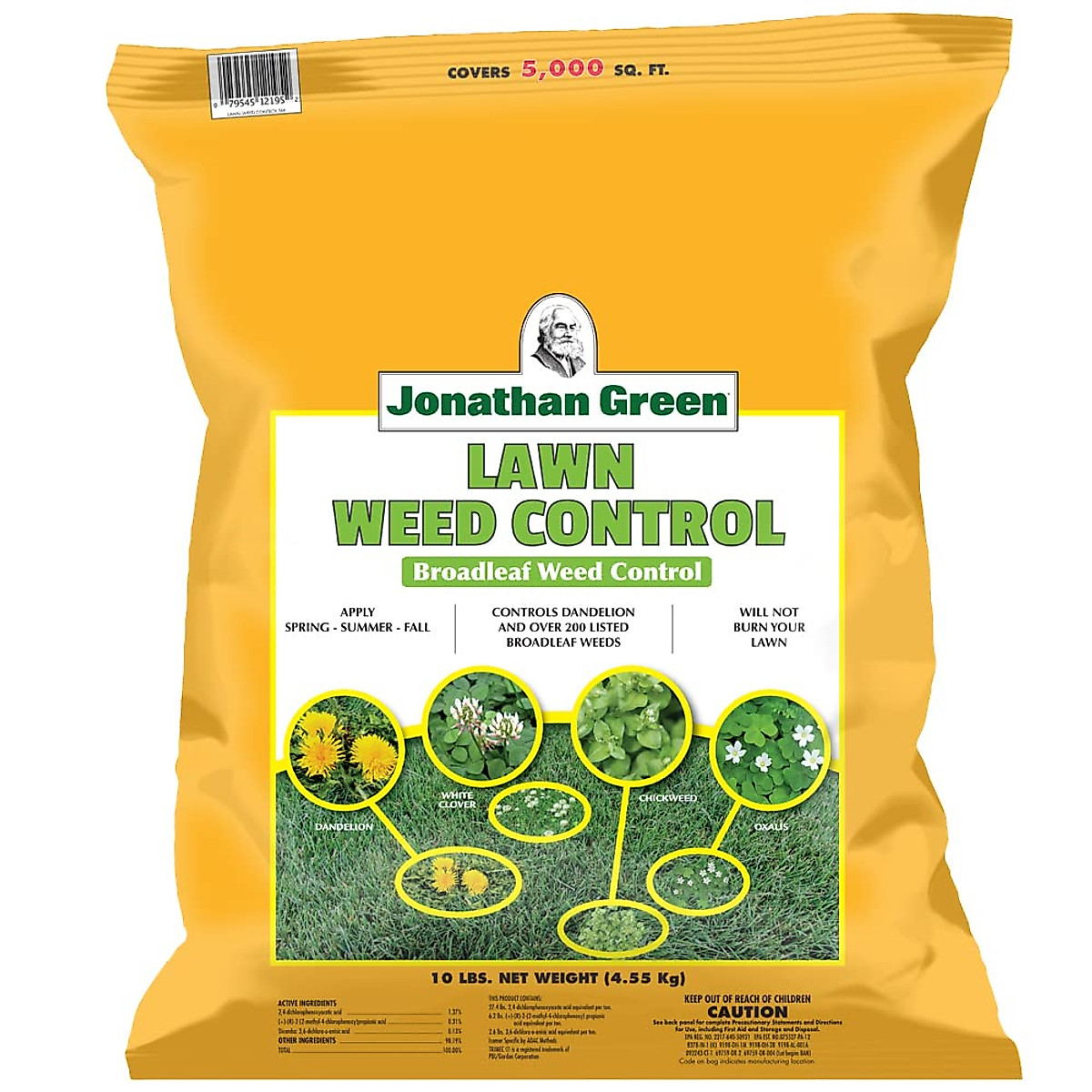 Jonathan Green (12195) Lawn Weed Control - Post Emergent Broadleaf Weed Killer (5,000 Sq. Ft.)
