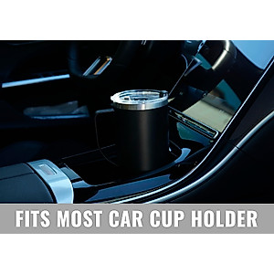 Onebttl Music Lover Gifts For Men, Women - Without Music Life Would B Flat - 40oz/1180ml Stainless Steel Insulated Tumbler with Handle, Straw & Lid - Musician Gifts, Musical Lovers Gift (Black)