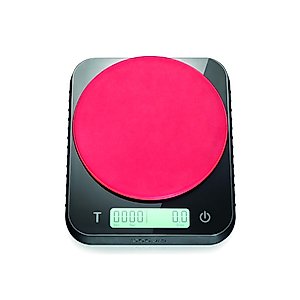 Bodum Barista Coffee and Food Scale with Built-in Timer, 6 in x 5 in, Black