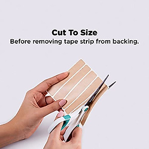 Scotch Permanent Fabric Tape Strips, Machine Washable, Perfect for DIY and Crafting (FAP-1-CFTP)