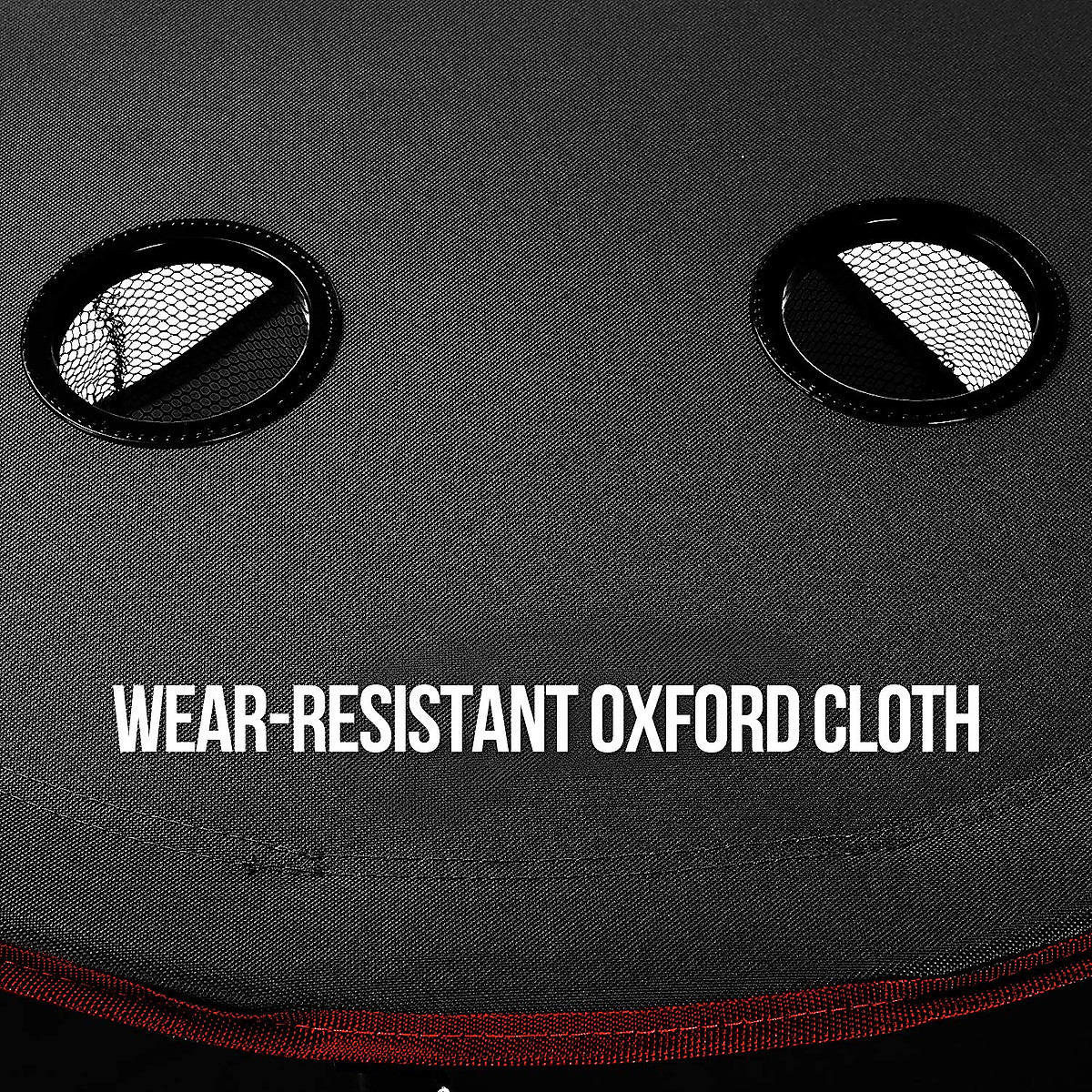 Camping Table Portable Folding Camping Side Table for Outdoor Picnic, Beach, Games, Camp, & Patio Tables Folding with 4 Cup Holders & Carry Case for Travel & Storage, Premium 600D Canvas& Steel Frame