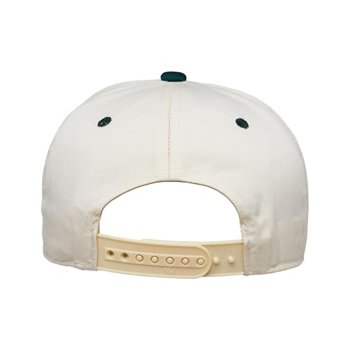 Two Tone Vintage Snapback Hat - Slow Morning Club - Forest/Beige