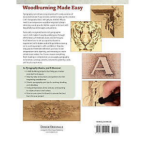 Pyrography Basics: Techniques and Exercises for Beginners (Design Originals) Patterns for Woodburning with Skill-Building Step-by-Step Instructions and Advice from Lora Irish on Texture and Layering