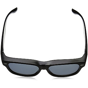 Dioptics unisex adult Solar Shield Lakewood Sunglasses Fits Over Sunglasses, Black, 54 mm US