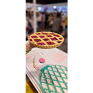 La Botica Makers, Lattice Pie Top Cutter, Decorative Diamond Shape 11.41 Inches, Easy Pies, DIY, Bakery Tools