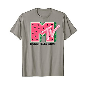MTV Watermelon Logo Fill Graphic T-Shirt T-Shirt
