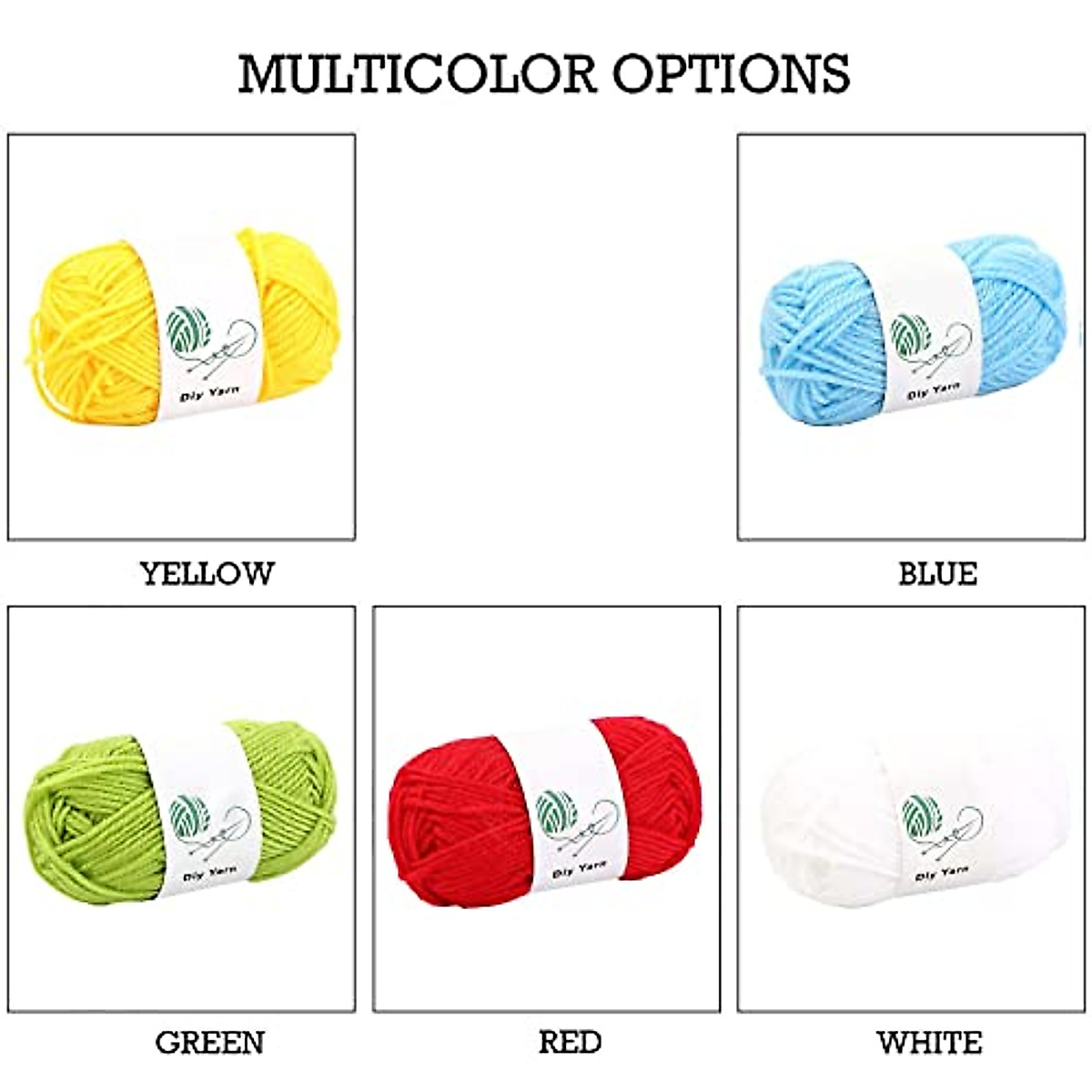 Diy Knitting Kit DIY Knitting Acrylic Wool Hat Baby Clothes Scarf With Yarn Baby Fleece Knitting Books And Patterns for Beginners (Red, One Size)