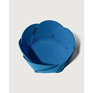 IANIYA Versatile Felt Storage Basket Organize with ease! Perfect for living rooms and stylish desktop decor(BLUE)