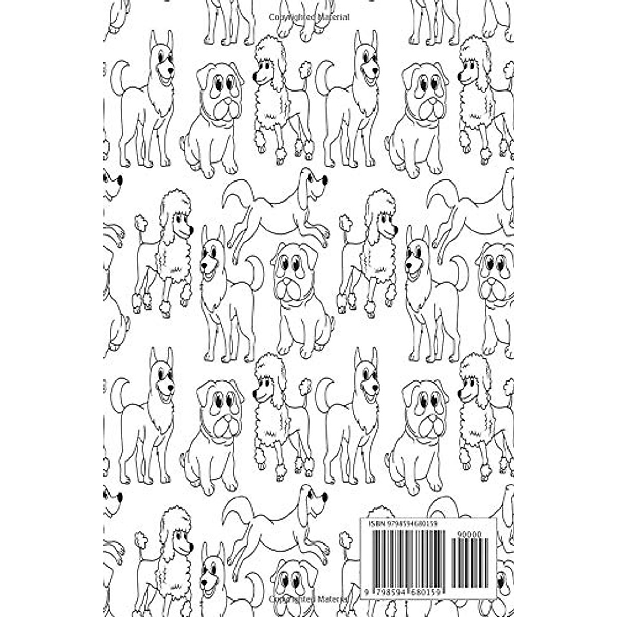 Password Logbook: Dog Lovers Internet Address, password log book, alphabetical tabs, Internet Password With Tabs To Keep Track of Websites, login, Passwords, and notes, dog gifts.