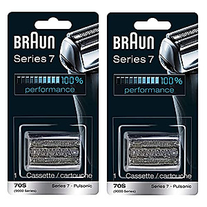 Braun Series 7 Pulsonic 70S (9000 Series) Cassette Replacement, Pack of 2