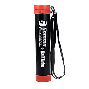 GAMMA Pickleball Ball Tube, Holds 12 Balls, Pickleball Equipment, Pickleball Court Acessories, Pickleball Ball Retriever, Indoor and Outdoor Balls, Easy & Compact