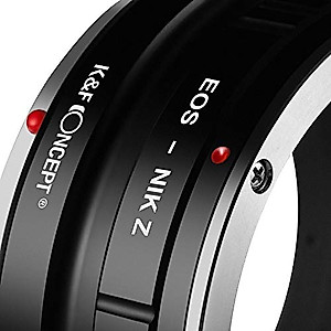 K&F Concept Lens Mount Adapter for Canon EF Mount Lens to Nikon Z6 Z7 Camera