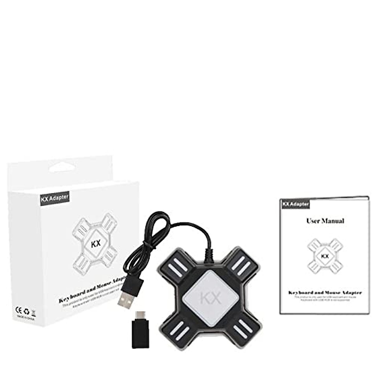 WYTR KX Conversion Box Professional Keyboard Mouse Adapter Controller Converter Adapter for Switch for Ps4 Pro