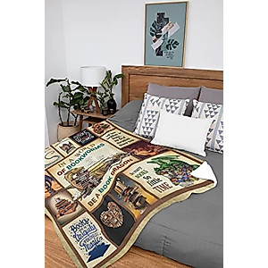 Be A Book Dragon Sherpa Blanket - in A World of Bookworms Dragon Blanket - Soft Warm Reading Sherpa Throw Blanket for Sofa Bedroom Couch - Birthday Christmas Book Bedding Gifts - Book Lovers Blanket