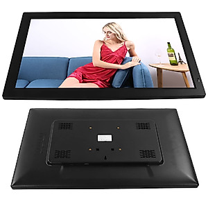 Monitor, 1080P Plug and Play 100-240V Smart Picture Frame Multifunction Black for Dormitory (US Plug)
