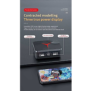 Gaming Headset Bluetooth Earphone with Mic Bass Audio Stereo HiFi TWS True M90 Wireless Earbuds Sports LED Headphones auriculare