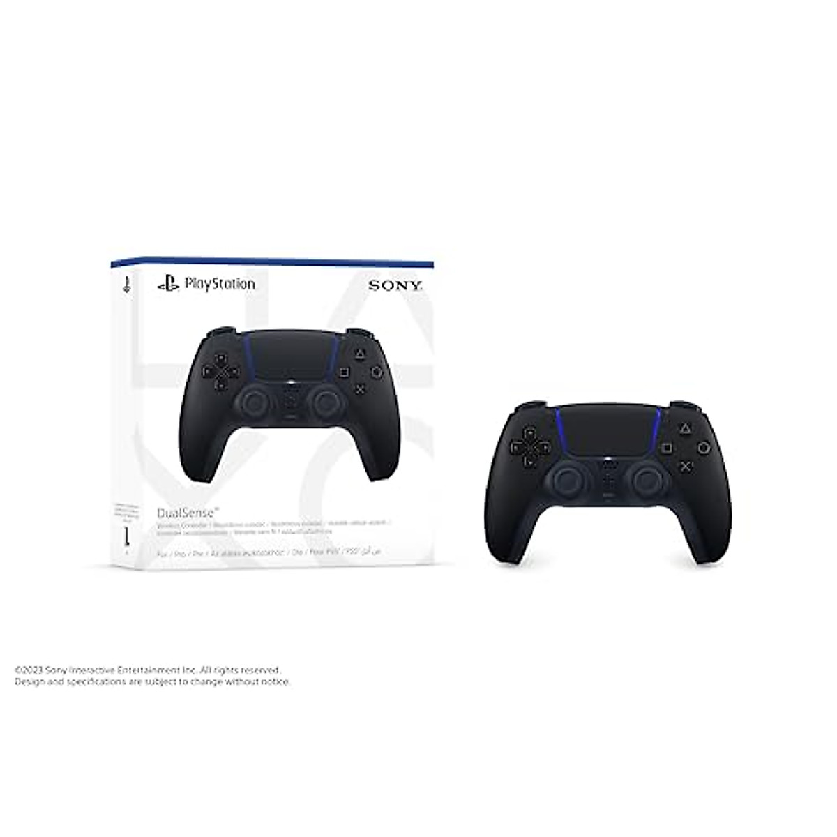 PlayStation DualSense Wireless Controller - Midnight Black (Renewed Premium)