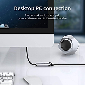 Bundles USB C to Ethernet Adapter and USB A to C Adapter, ANKMAX UC312G3 + UA312C, USB Type C Wired LAN Adapter [RJ45 / Gigabit Compatible/Thunderbolt 3] Gigabit Ethernet [Up to 1000 Mbps/No Drive