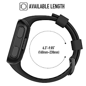 NotoCity for Garmin Forerunner 35 Band Soft Silicone Replacement Watch Strap Compatible with Forerunner 35 Smartwatch