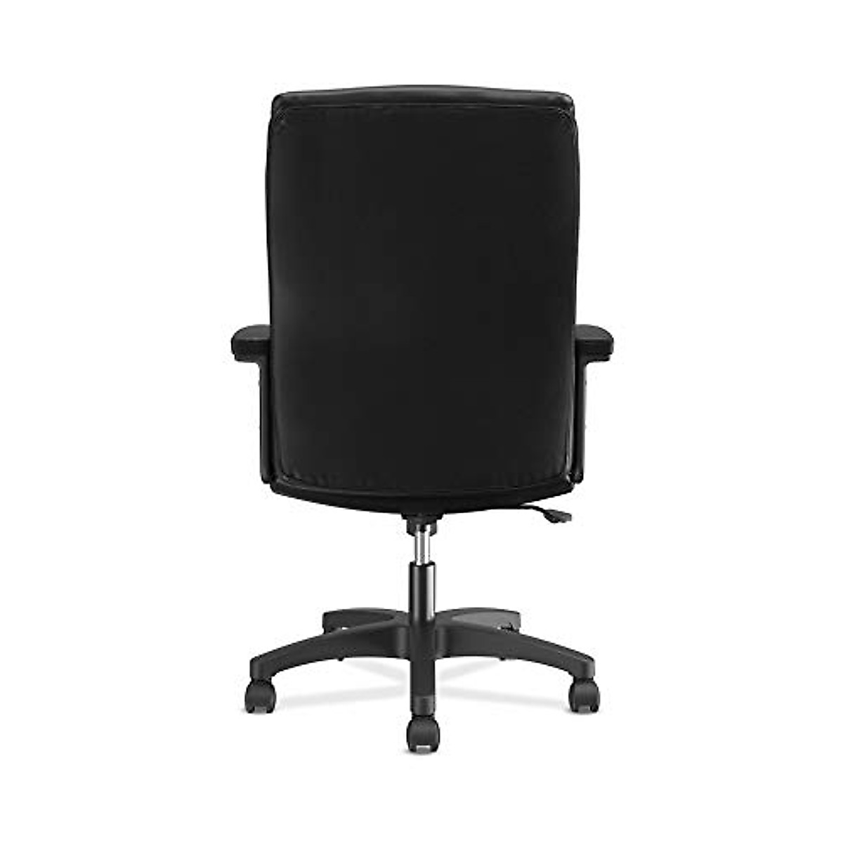 HON Leather Executive Chair - High-Back Computer Chair for Office Desk, Black (VL151)