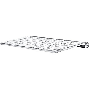 Apple Wireless Keyboard with Bluetooth - Silver (Renewed)