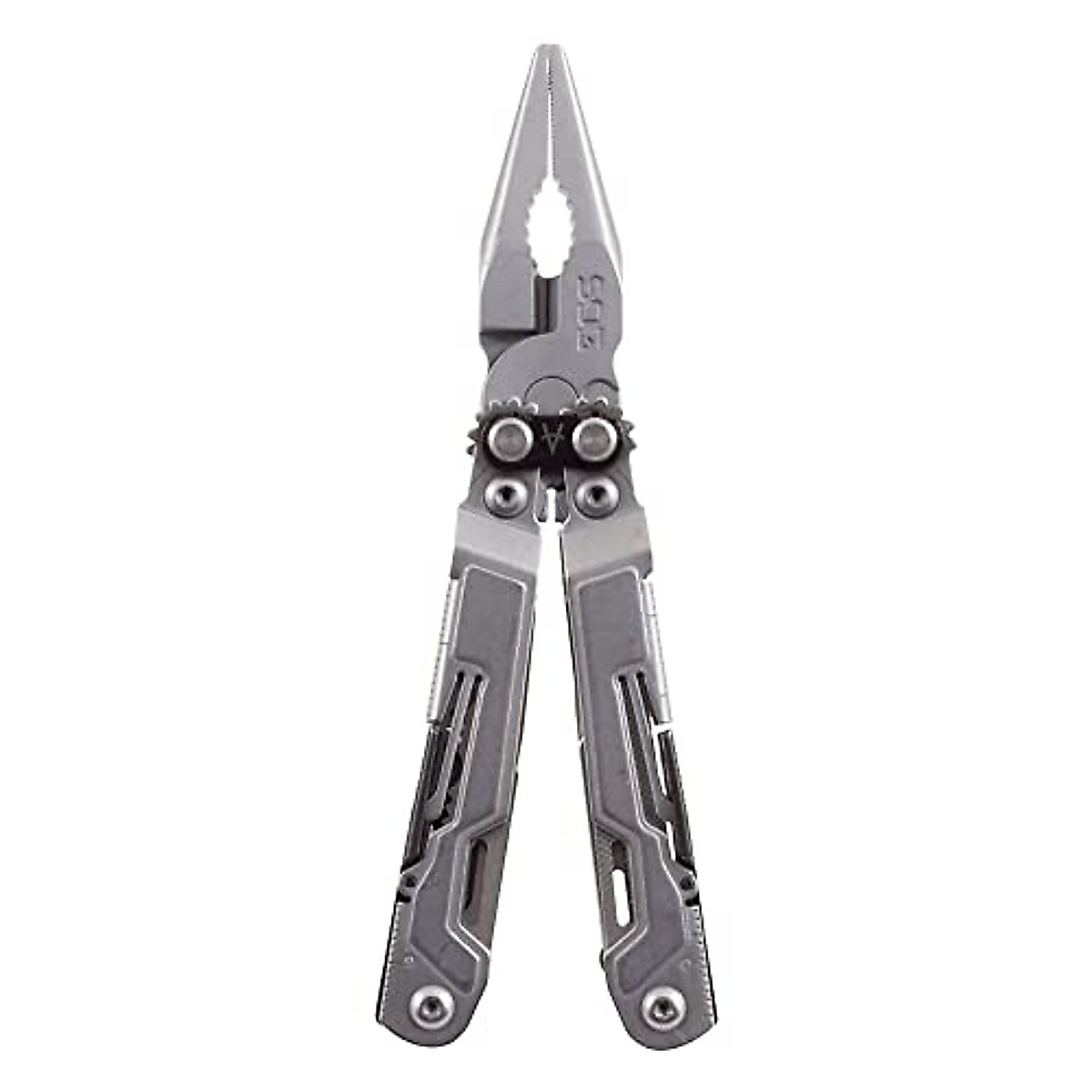 SOG Multitool Pliers Pocket Knife – PowerPint EDC Tool and Compact Lightweight Multi Tool w/ 18 Multitools in Multi-Purpose Tool (PP1001-CP)
