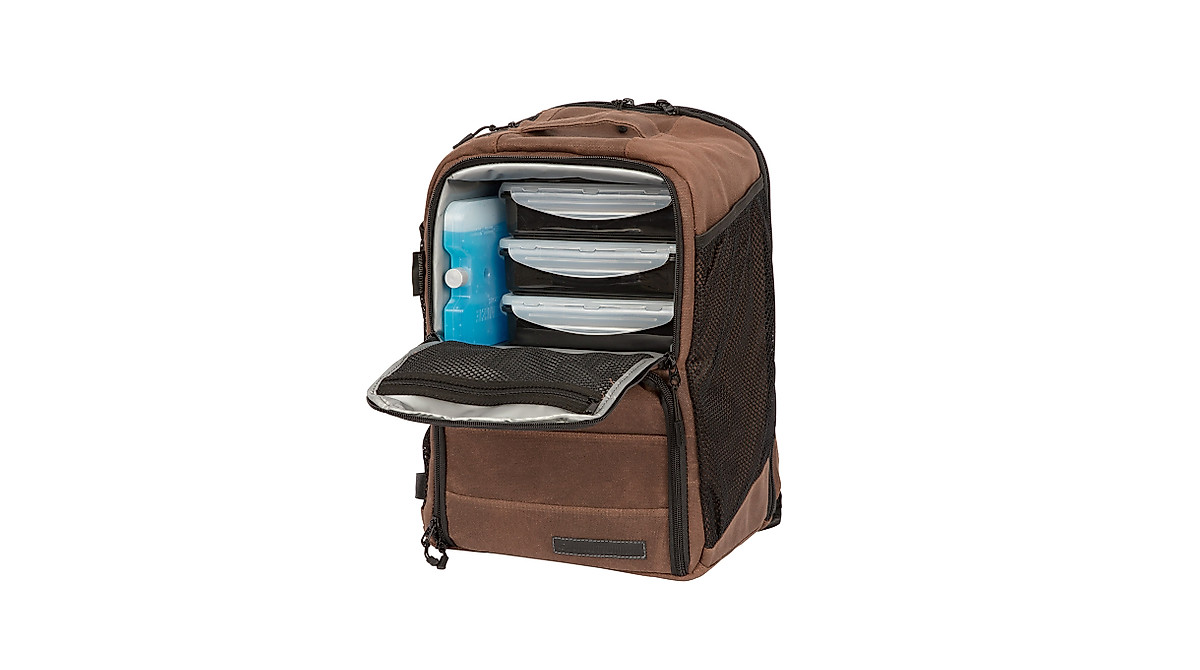 EDC Meal Prep Backpack by Evolutionize - Holds 6 Meals and More