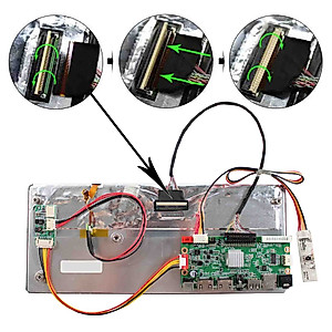 VSDISPLAY 10.3" 10.3 Inch 1920x720 850nit LCD Screen HSD103KPW2-A10 with HD-MI USB SD LCD Controller Board,Multimedia supports MP4